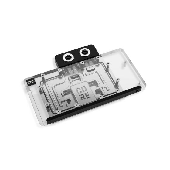 Alphacool Core RX 9070 XT Steel Legend GPU Water Block with Backplate