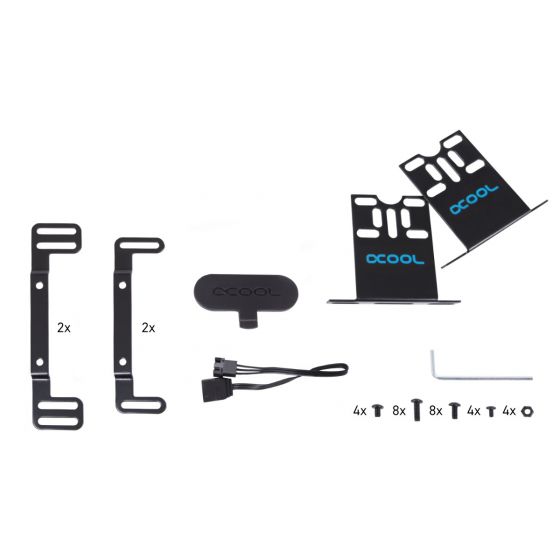 Alphacool Core 100 Aurora reservoir Acetal/Acryl with VPP Pump ...