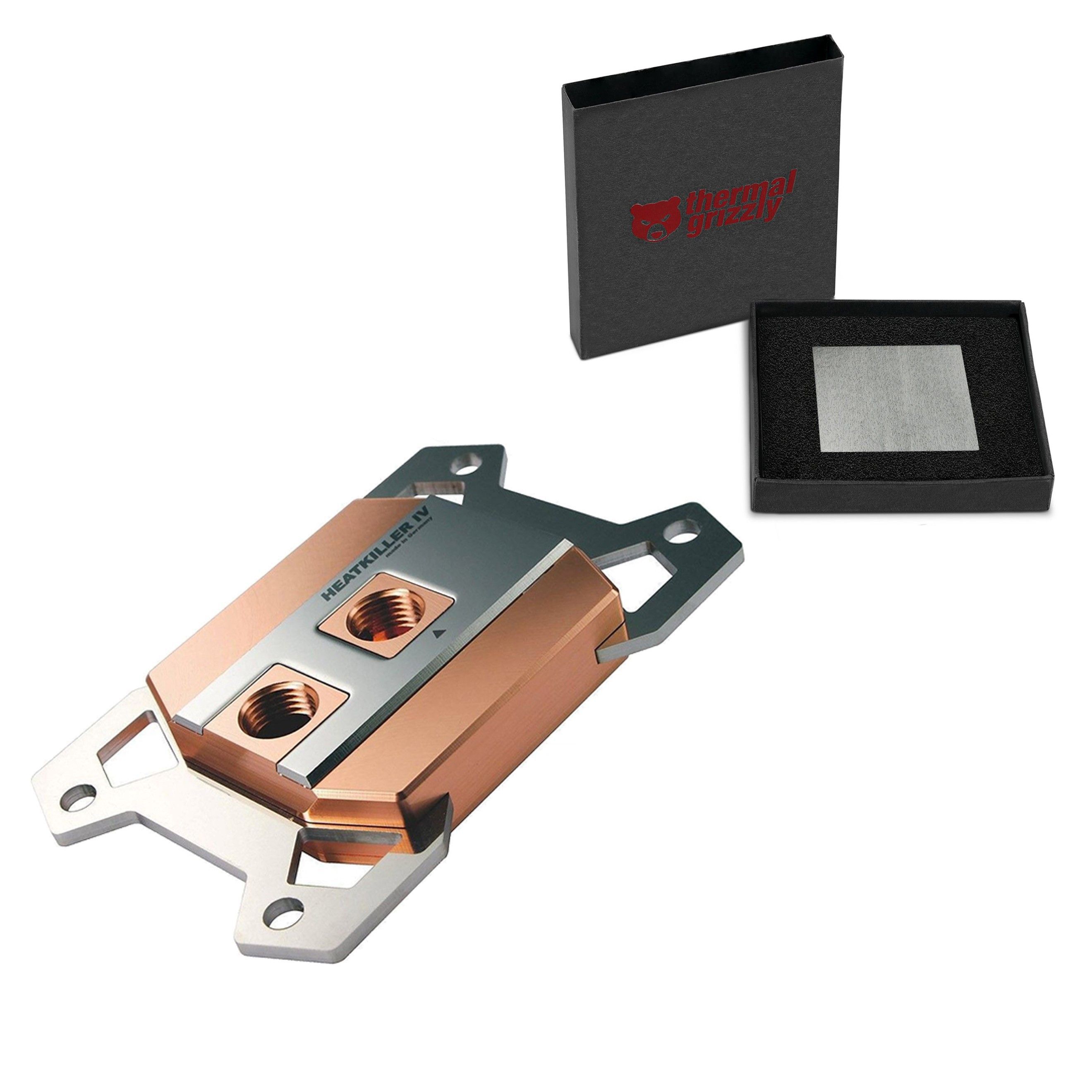 Watercool HEATKILLER IV PRO CPU Water Block with Thermal Grizzly ...