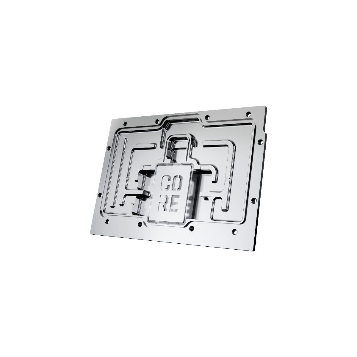 Alphacool Core RX 9070 XT Steel Legend GPU Water Block with Backplate