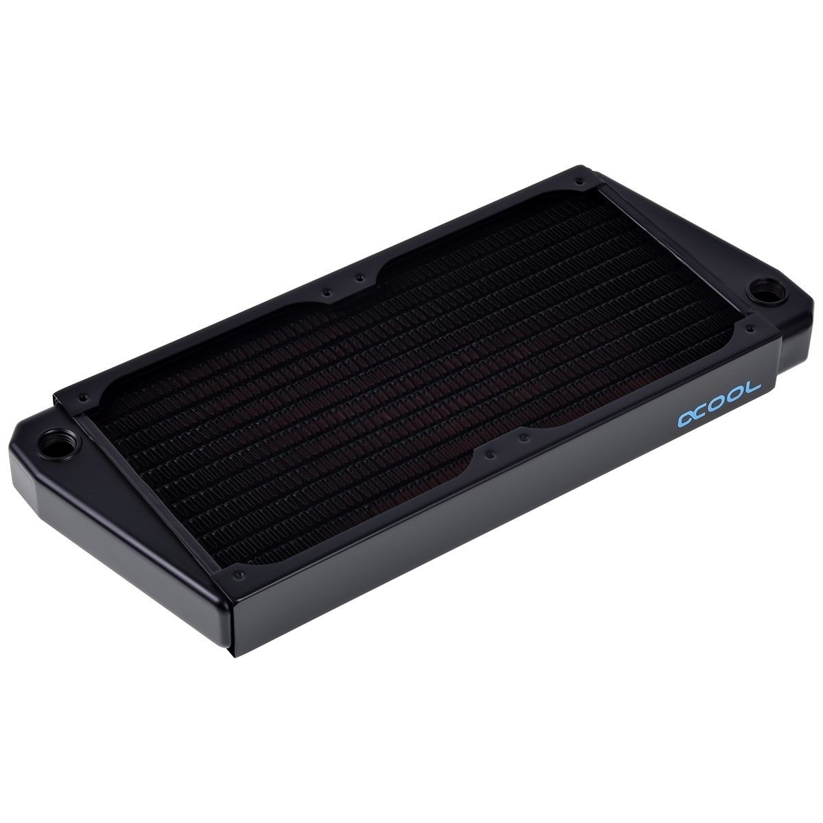 Alphacool NexXxos ST30 Full Copper X-Flow Radiator, 240mm, Dual Fan ...