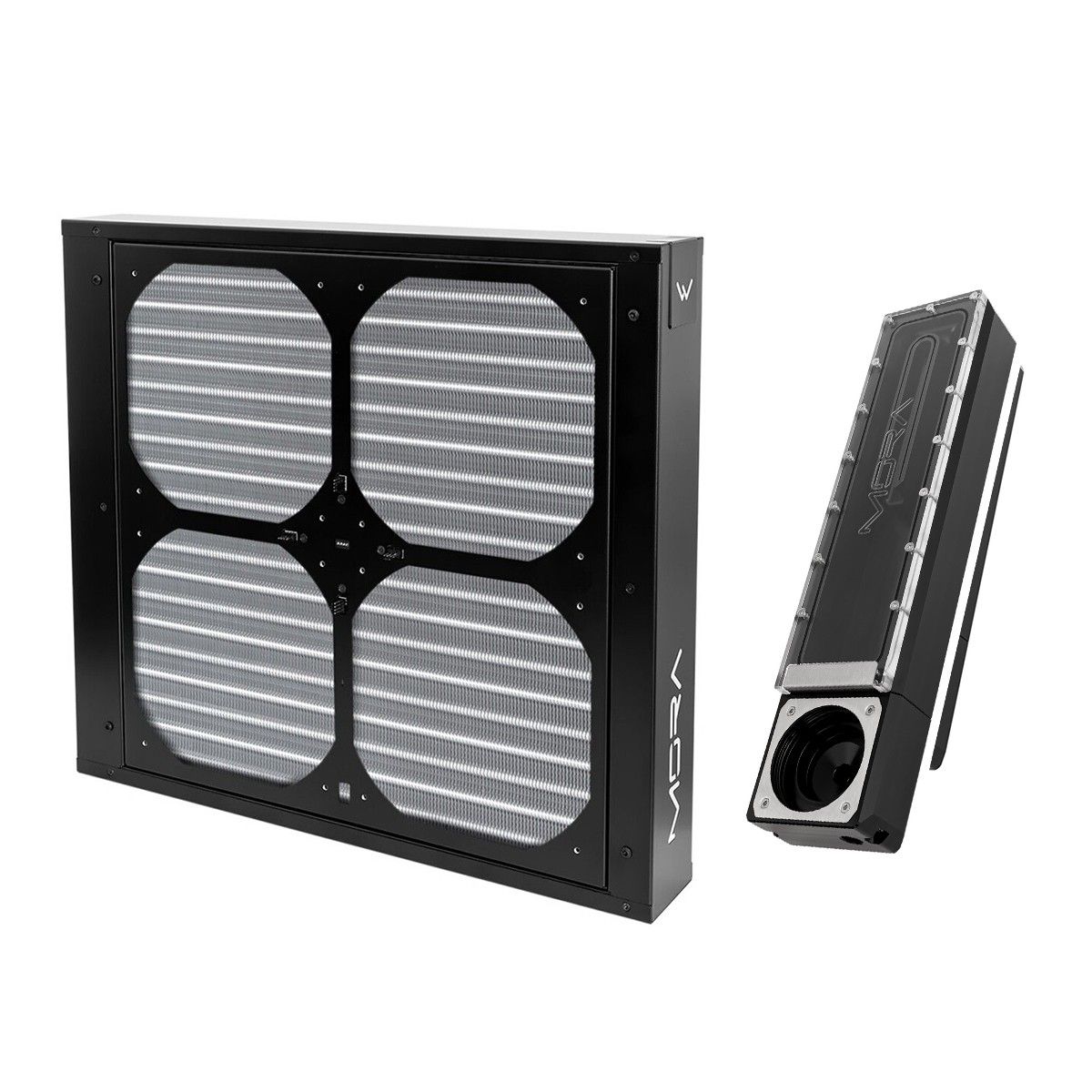 Watercool MO-RA IV 400 Radiator (4x200mm) and Tank 275 D5 Reservoir and ...