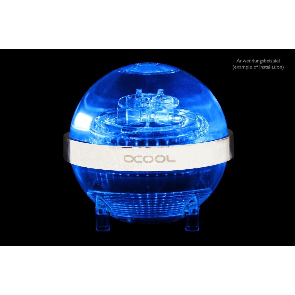 Alphacool Eisball Reservoir and Pump Combo, D5, Digital RGB, Plexi