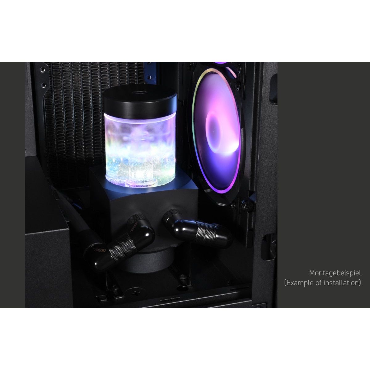 Alphacool Core 100 Aurora reservoir Acetal/Acryl with VPP Pump ...
