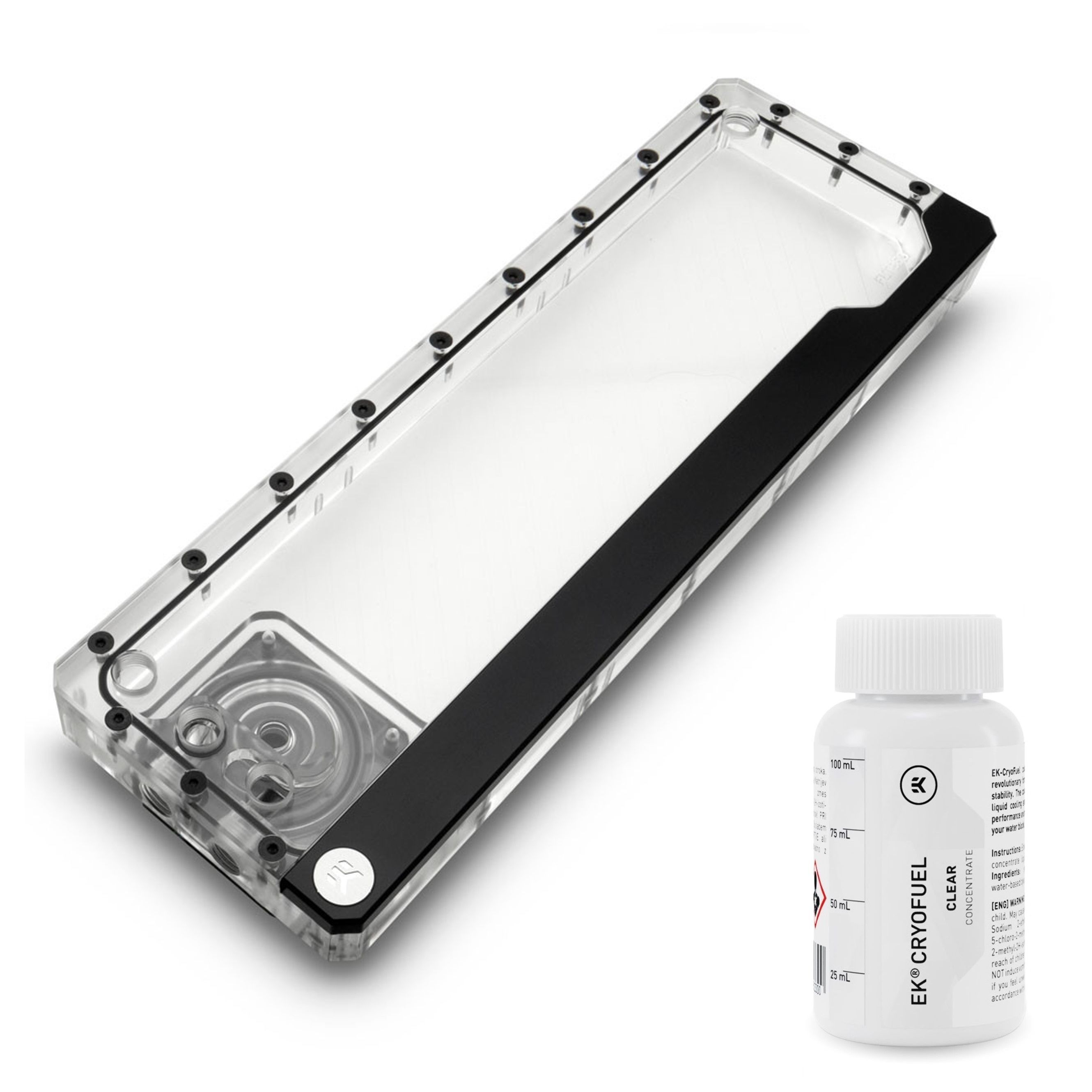 EKWB EK-Quantum Kinetic FLT 360 PWM DDC Pump/Reservoir and EK-Cryofuel ...