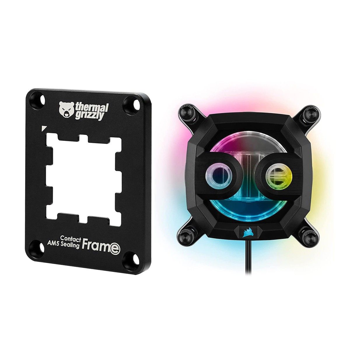 Corsair Hydro X Series XC7 RGB PRO CPU Water Block and Thermal Grizzly ...